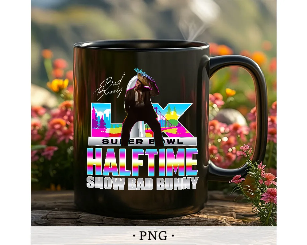 Bad Bunny Super Bowl LIX Halftime Show PNG – Music Design