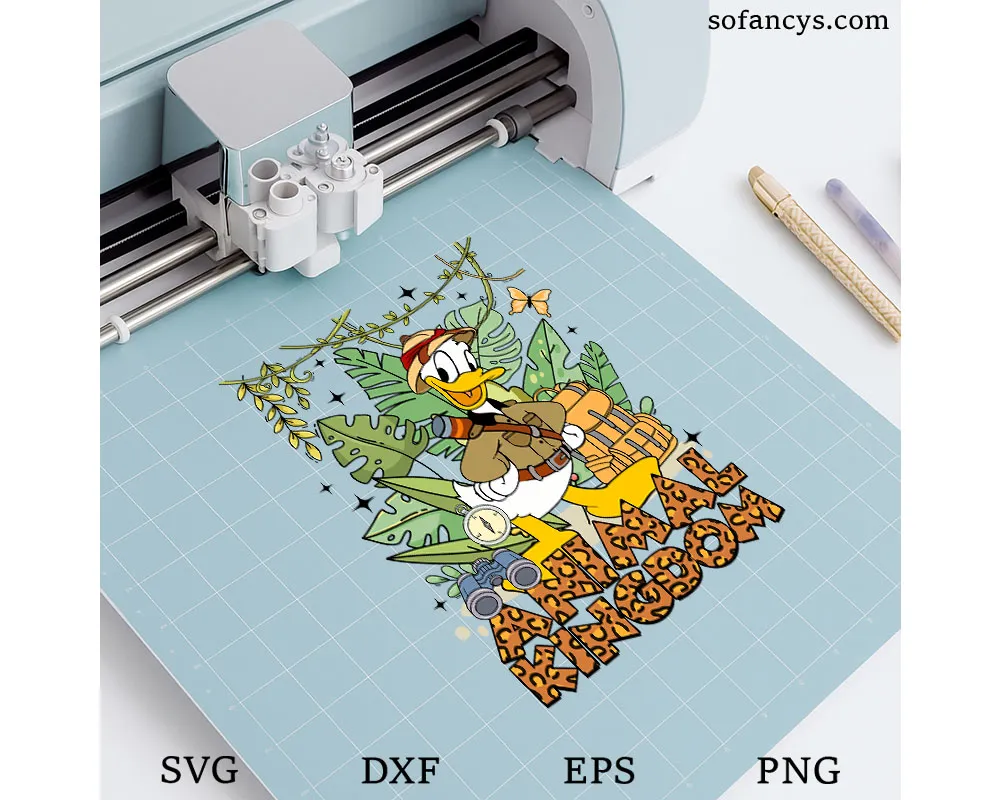 Disney Daisy Jungle Safari SVG - Animal Kingdom Design
