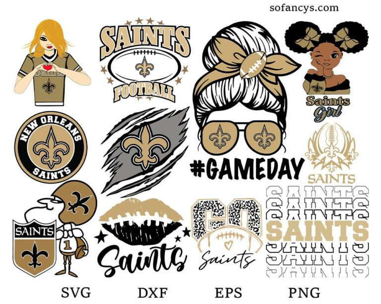 New Orleans Saints SVG Bundle