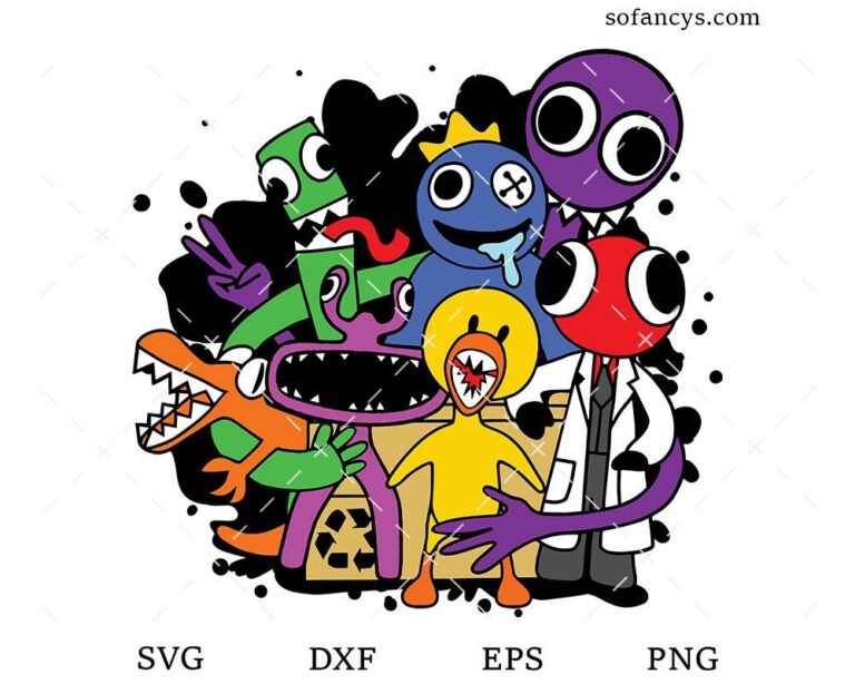 Pokemon Friends SVG DXF EPS PNG Cut Files