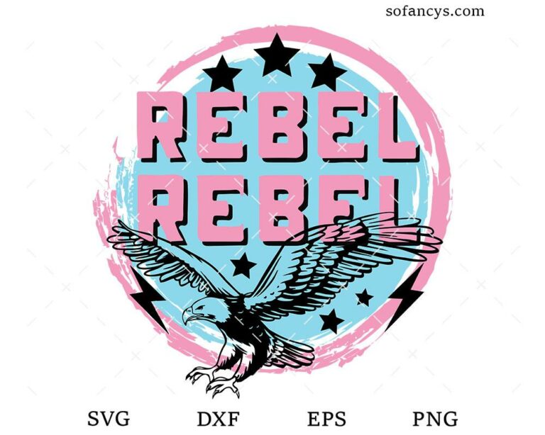 Rebel SVG DXF EPS PNG Cut Files