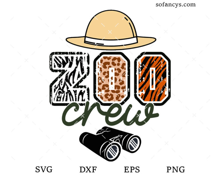 Zoo Crew SVG DXF EPS PNG Cut Files