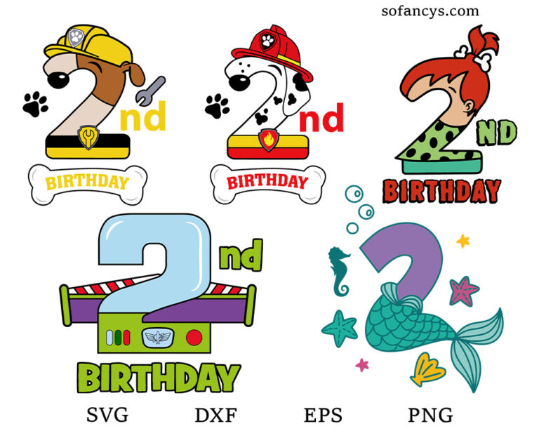 2nd Birthday Kid SVG Bundle