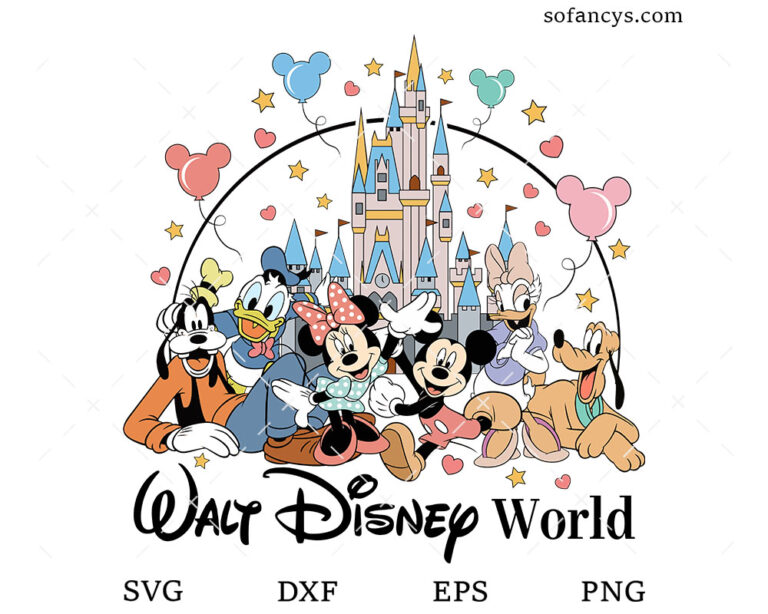 Walt Disney World SVG DXF EPS PNG Cut Files