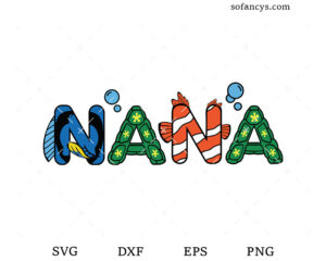 Finding Nemo Nana SVG DXF EPS PNG Cut Files