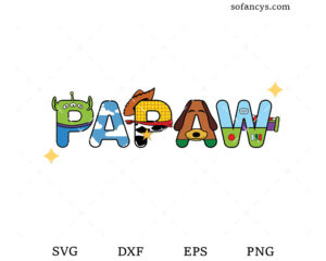 Toy Story Papaw SVG DXF EPS PNG Cut Files