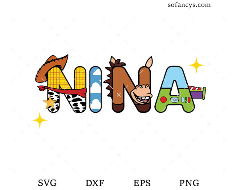 Nina Toy Story SVG DXF EPS PNG Cut Files