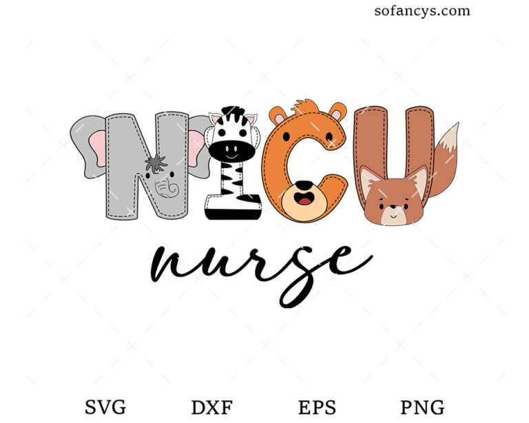 Nicu Nurse SVG DXF EPS PNG Cut Files