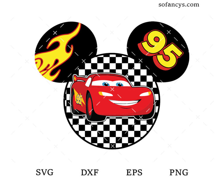 Disney Cars 95 SVG DXF EPS PNG Cut Files