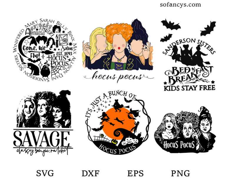 Hocus Pocus Halloween SVG Bundle
