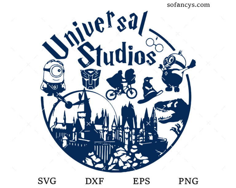 Minions Universal Studios SVG DXF EPS PNG Cut Files