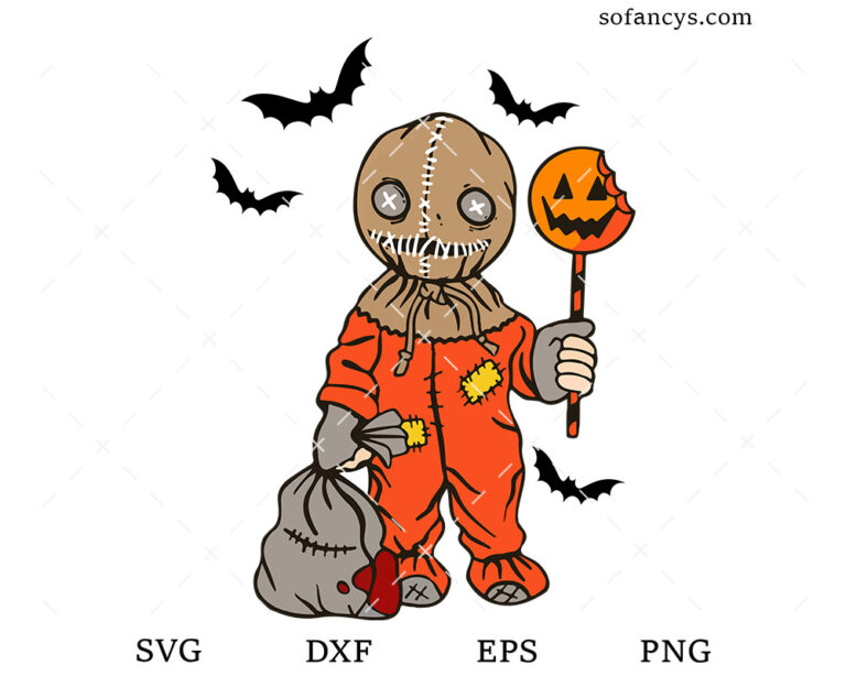 Sam Halloween Lollipop SVG DXF EPS PNG Cut Files