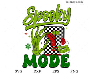 Grinch Mode SVG DXF EPS PNG Cut Files