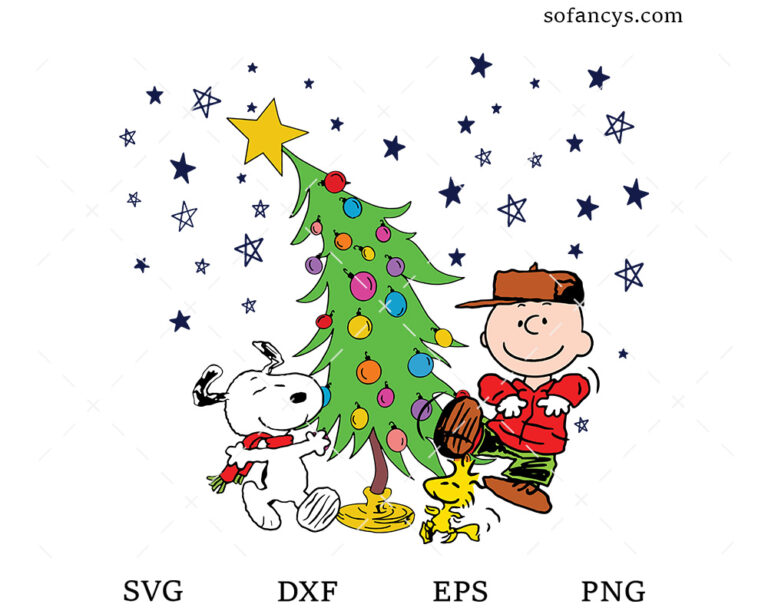 Charlie Brown Christmas SVG DXF EPS PNG Cut Files