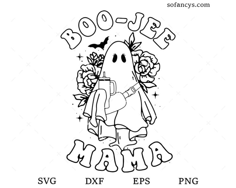 BooJee Stanley Tumbler Inspired Ghost SVG