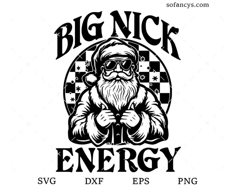 Big Nick Energy SVG DXF EPS PNG Cut Files