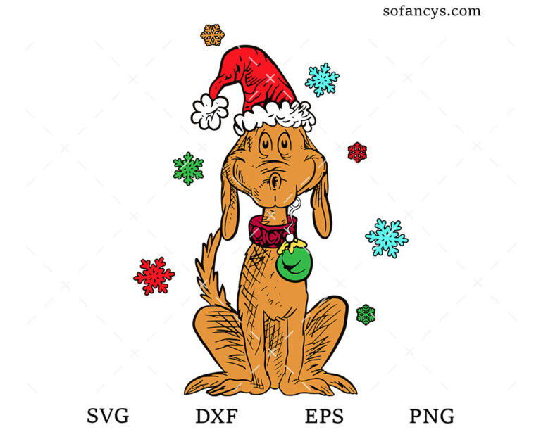 Grinch Dog Max SVG DXF EPS PNG Cut Files