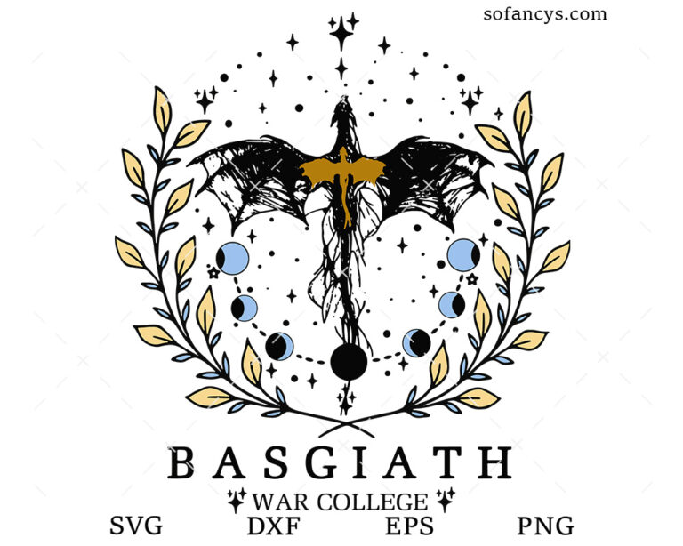 Basgiath War College SVG DXF EPS PNG Cut Files