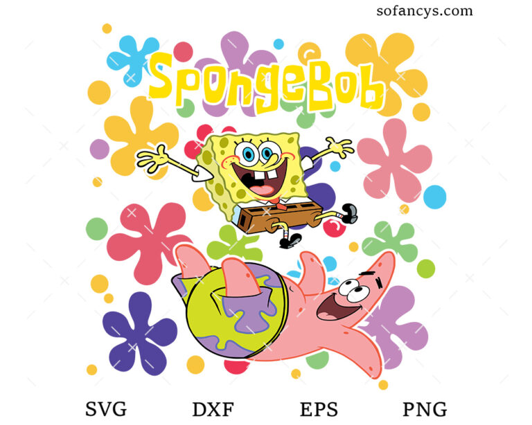 Patrick Star SpongeBob SVG DXF EPS PNG Cut Files