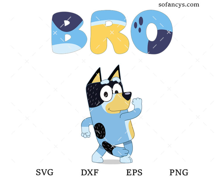 Bluey Brother SVG DXF EPS PNG Cut Files