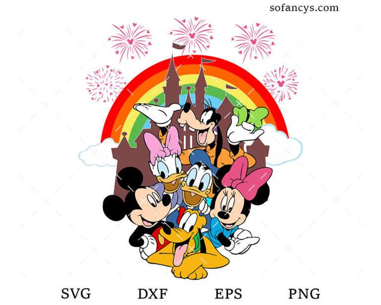 Magical Disney Mouse And Friends SVG DXF EPS PNG Cut Files