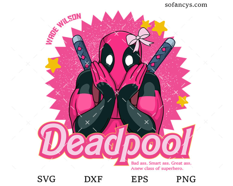 Vintage Deadpool SVG DXF EPS PNG Cut Files