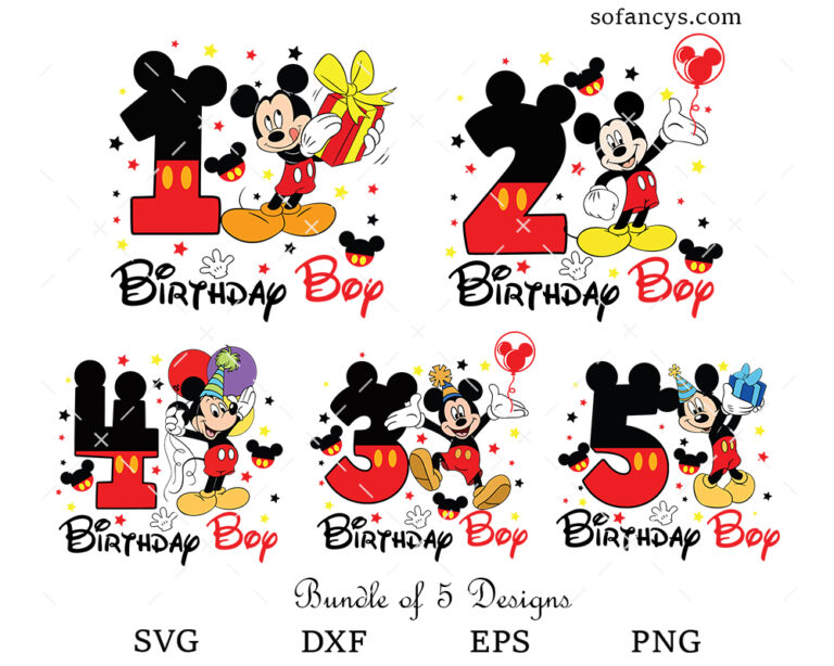 Birthday Boy Mickey Mouse Png Disney Png Logo Shirt Png D Inspire ...