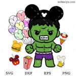 Captain America Mouse Head Balloon SVG