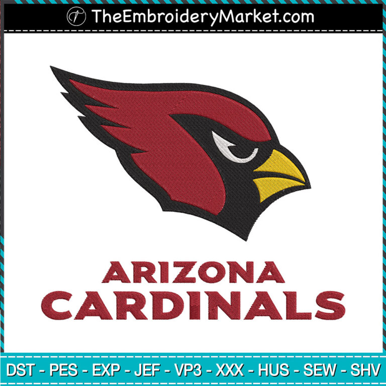 Logo Arizona Cardinals Embroidery Designs File, Arizona Cardinals ...
