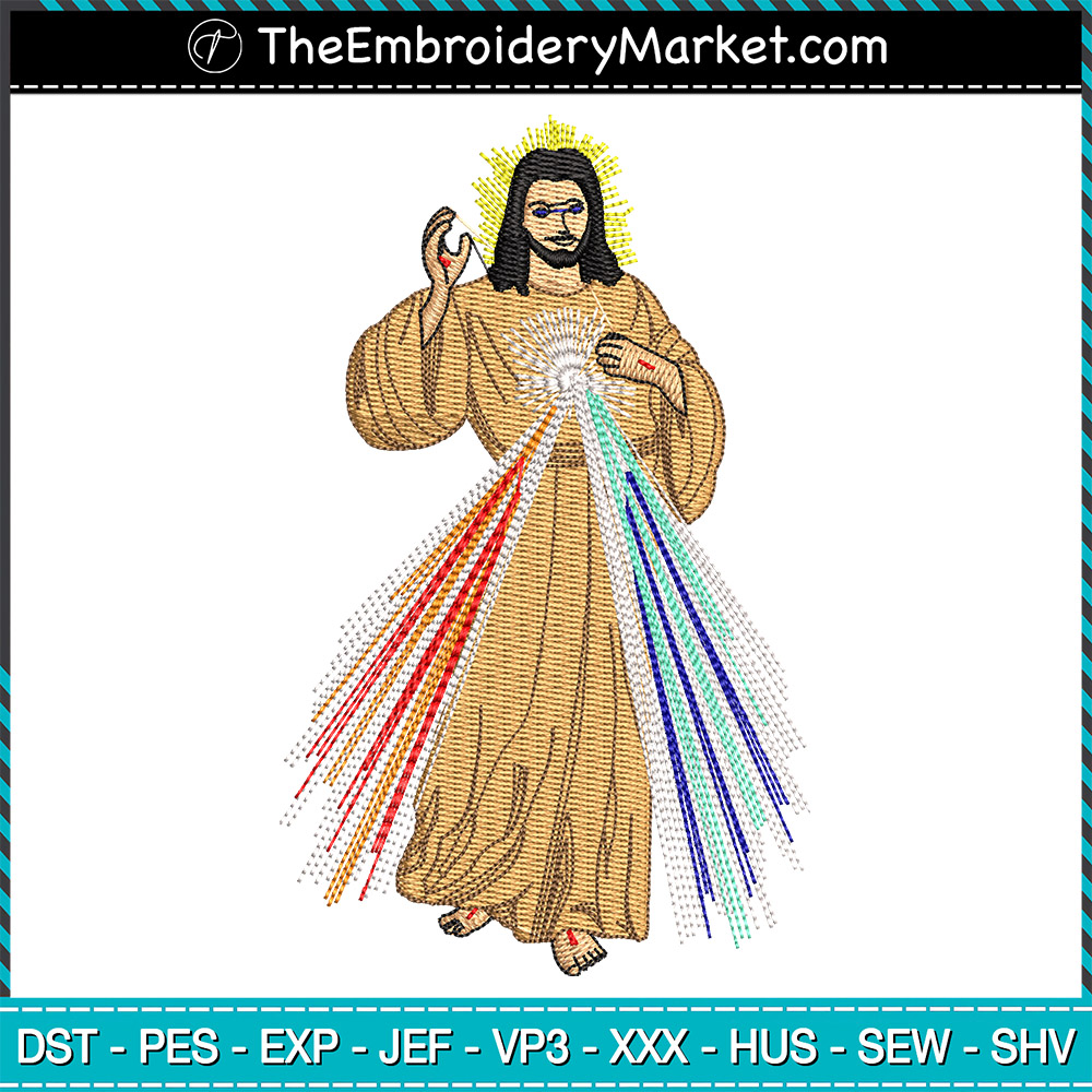 Jesus Christ Embroidery Designs File, Jesus Machine Embroidery Designs ...