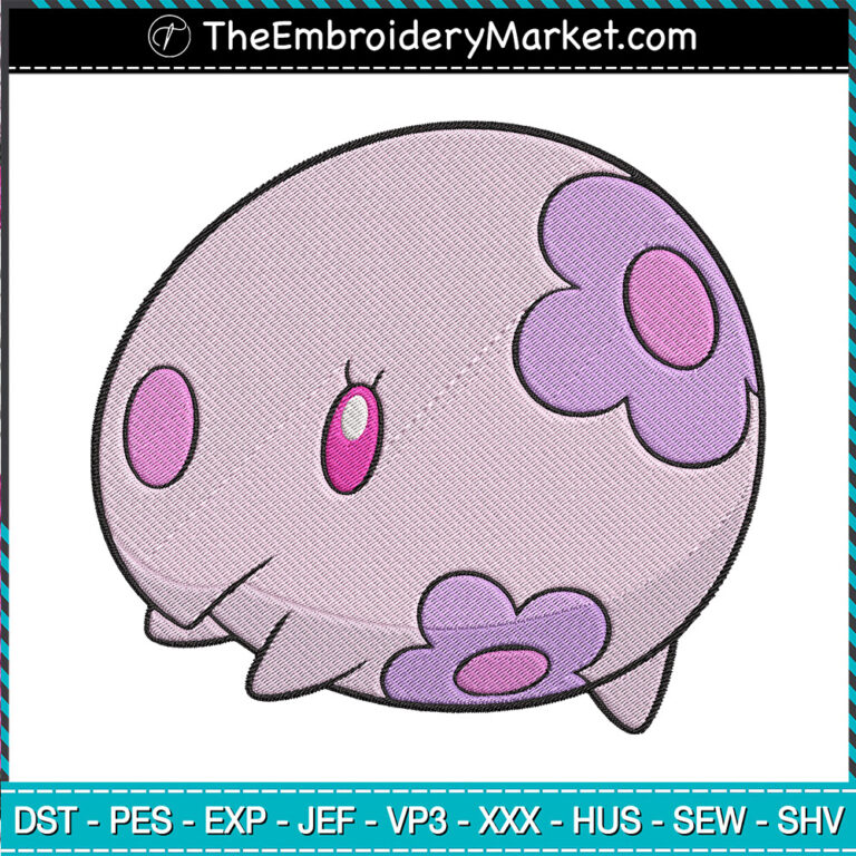 Munna Pokemon Embroidery Designs File, Pokemon Machine Embroidery ...