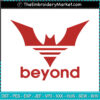 Batman Beyond Beyond Bat Logo Embroidery Designs File, Batman Machine ...
