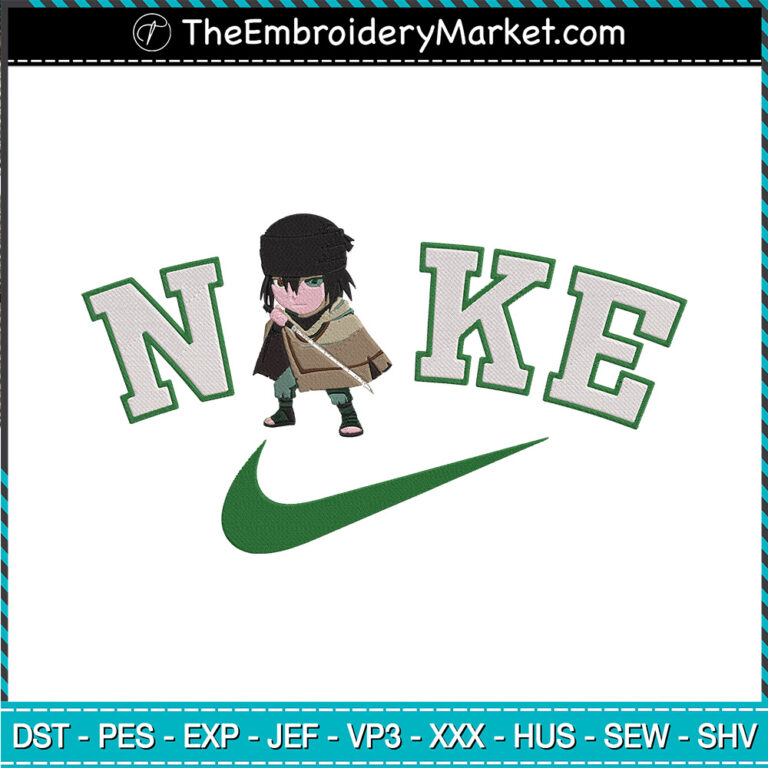 Nike Chibi Sasuke The Last Embroidery Designs File, Nike Machine ...