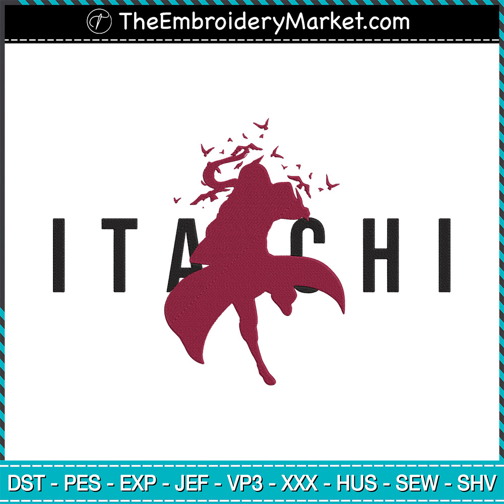 Itachi Embroidery Designs File, Naruto Machine Embroidery Designs ...