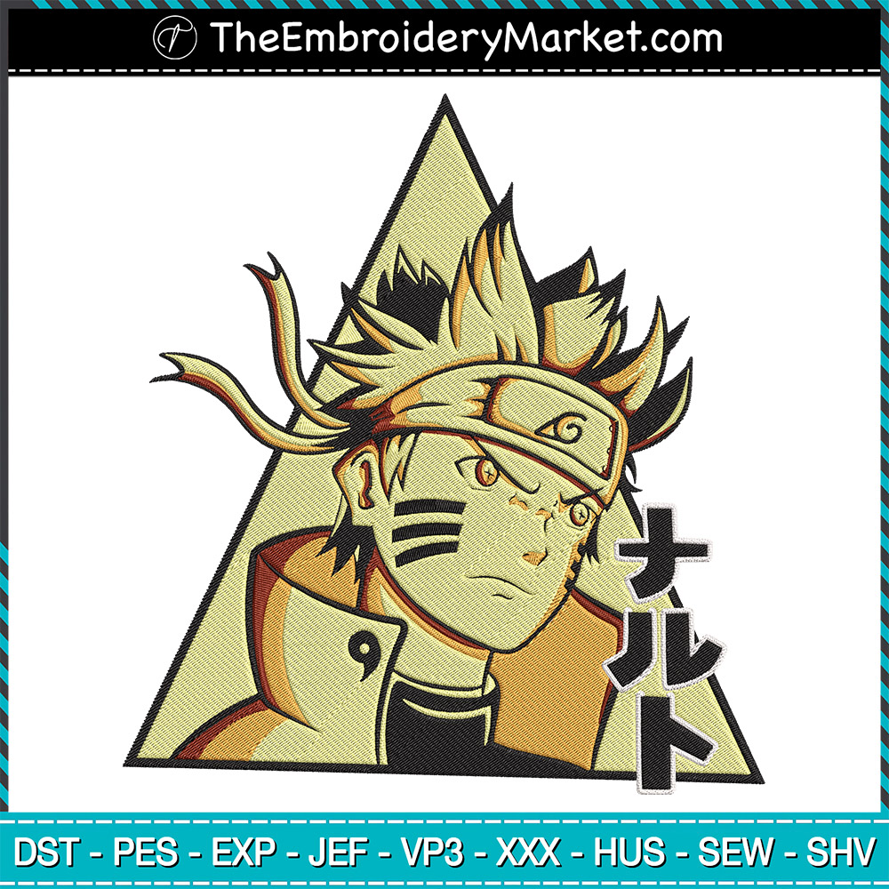 Naruto Embroidery Designs File, Naruto Shippuden Machine Embroidery ...