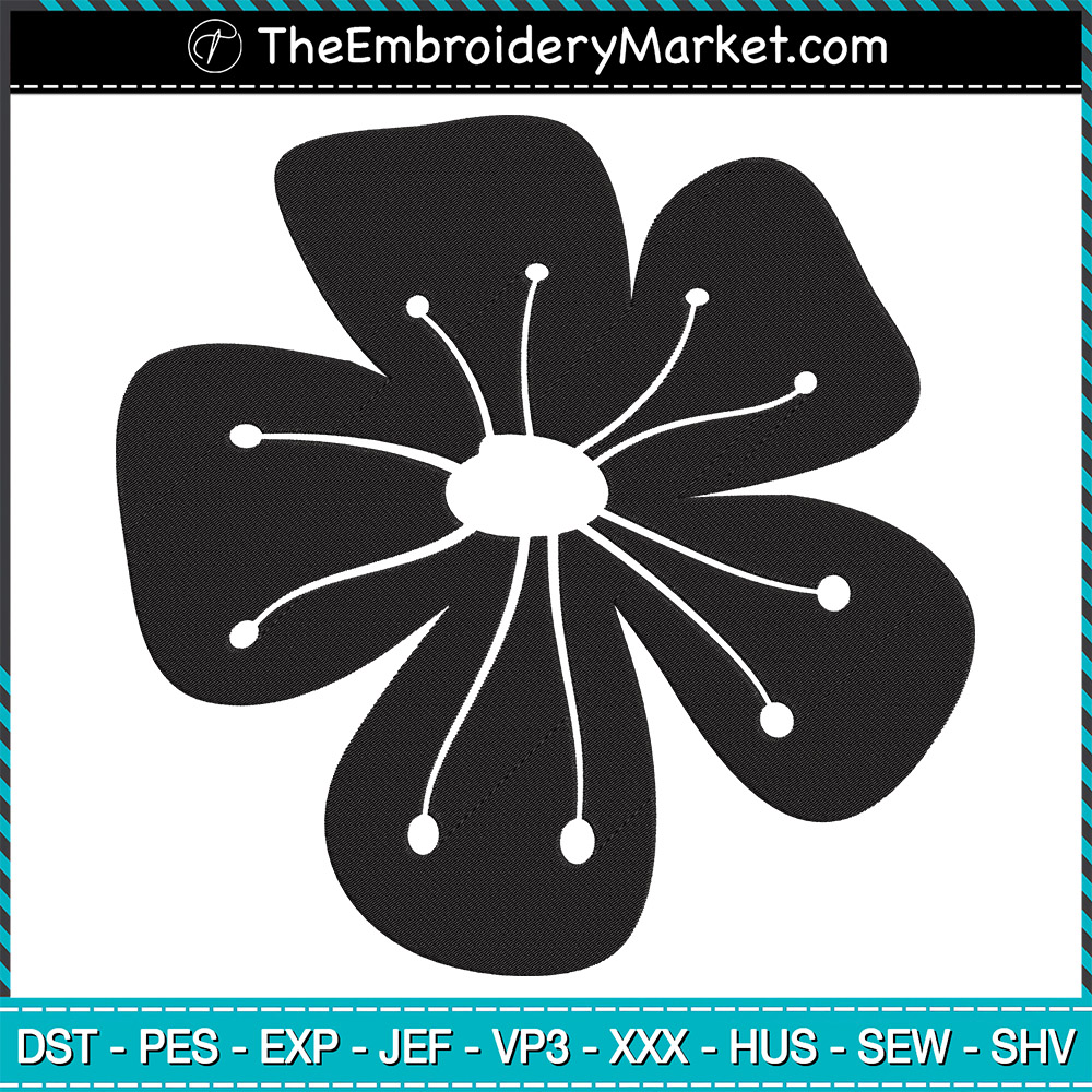 Flower Line Embroidery Designs File, Flower Machine Embroidery Designs ...
