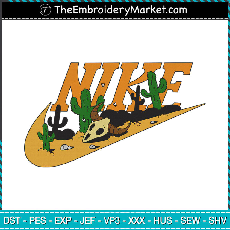 Nike Desert Embroidery Designs File, Nike Machine Embroidery Designs ...