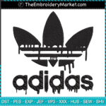 Adidas Logo Embroidery Designs File, Adidas Logo Machine Embroidery ...