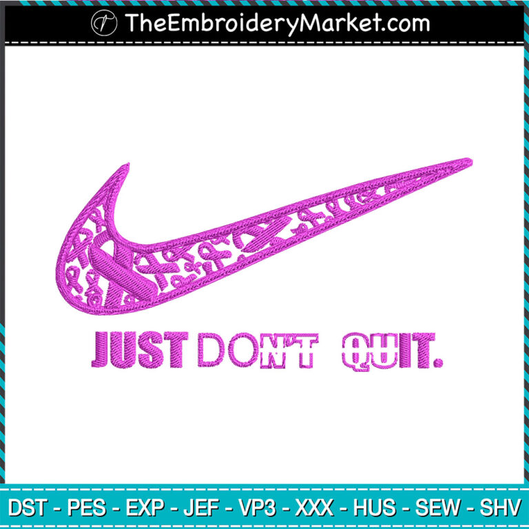 Jordan Logo Embroidery Designs File, Nike Machine Embroidery Designs ...