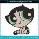 Buttercup Embroidery Designs File, The Powerpuff Girls Machine ...