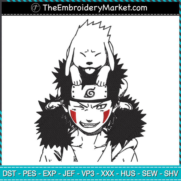 Nara Shikamaru Shadow Embroidery Designs File, Naruto Machine ...