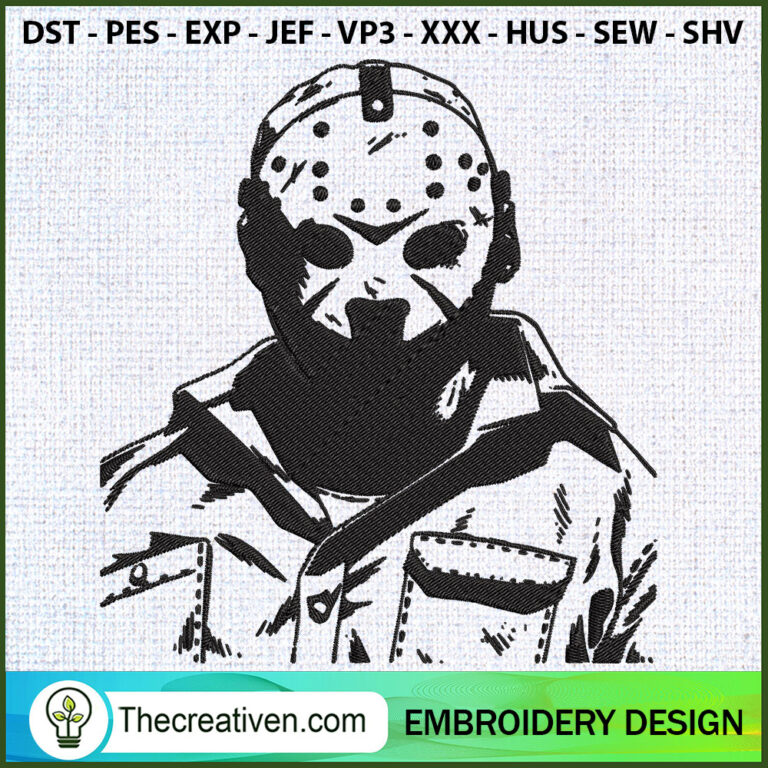 Jason Is My Homie Embroidery Designs File, Halloween Machine Embroidery ...