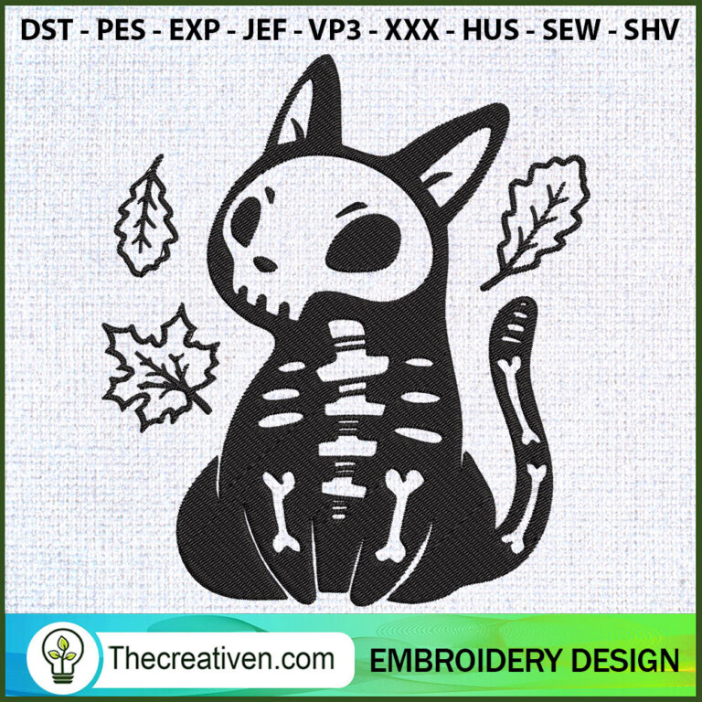 Skeleton Mickey Embroidery Designs File, Halloween Machine Embroidery ...