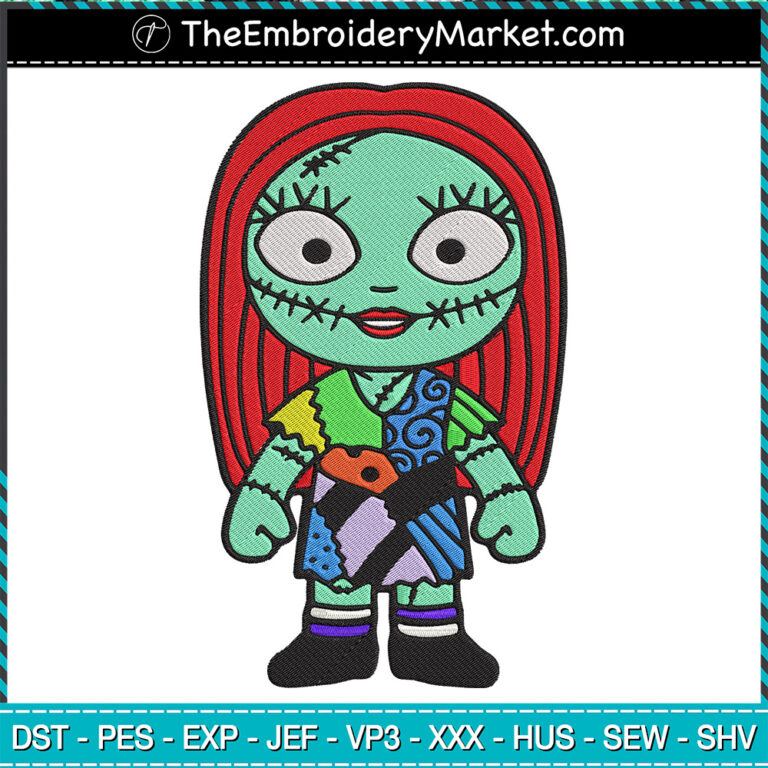 Baby Sally Do Embroidery Designs File, Halloween Machine Embroidery ...