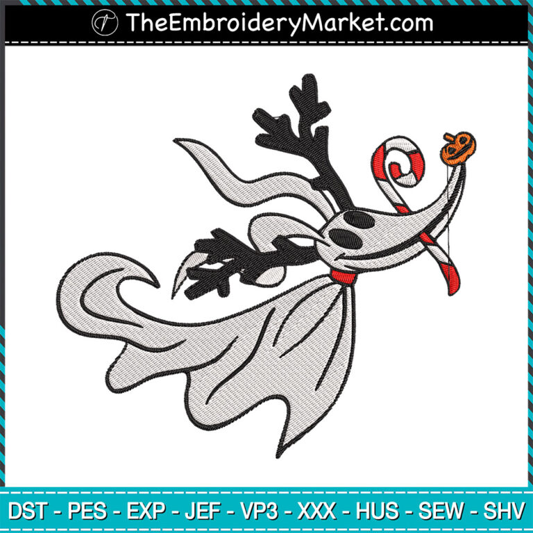 Zero Christmas Embroidery Designs File, Christmas Machine Embroidery ...