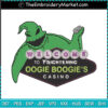 Welcome Oogie Boogie Casino Embroidery Designs File, Christmas Machine ...