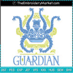 Zelda Guardian Embroidery Designs File - The Embroidery Design Market