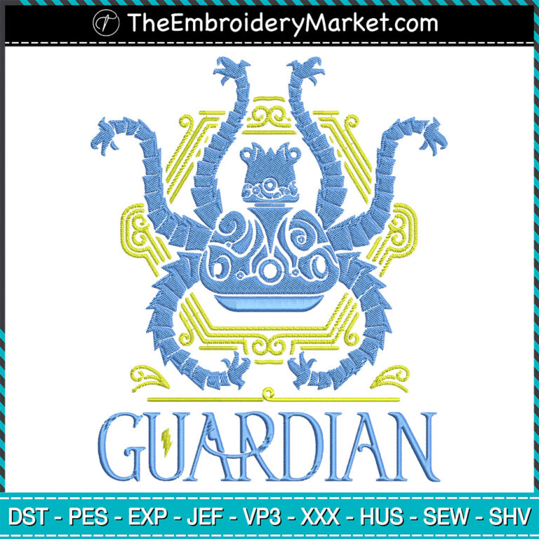 Zelda Guardian Embroidery Designs File - The Embroidery Design Market