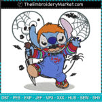Disney Stitch Chucky Embroidery Designs File - The Embroidery Design Market