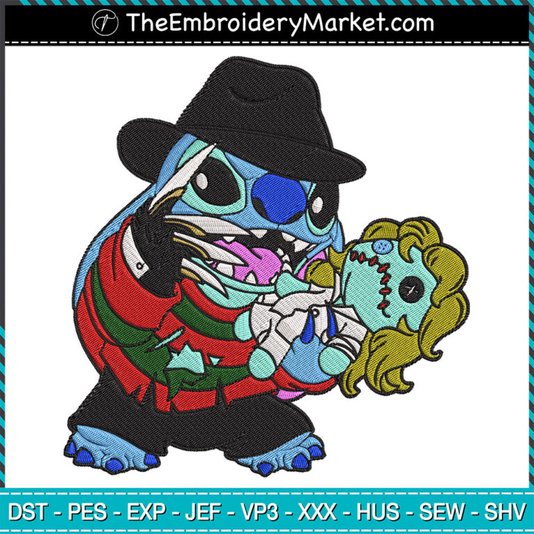 Freddy Stitch Doll Disney Embroidery Designs File - The Embroidery ...
